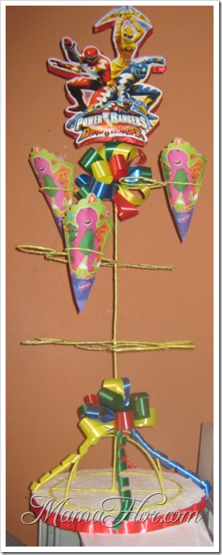 Porta Pop-corn para fiesta infantil de Power Rangers! - MamaFlor.com